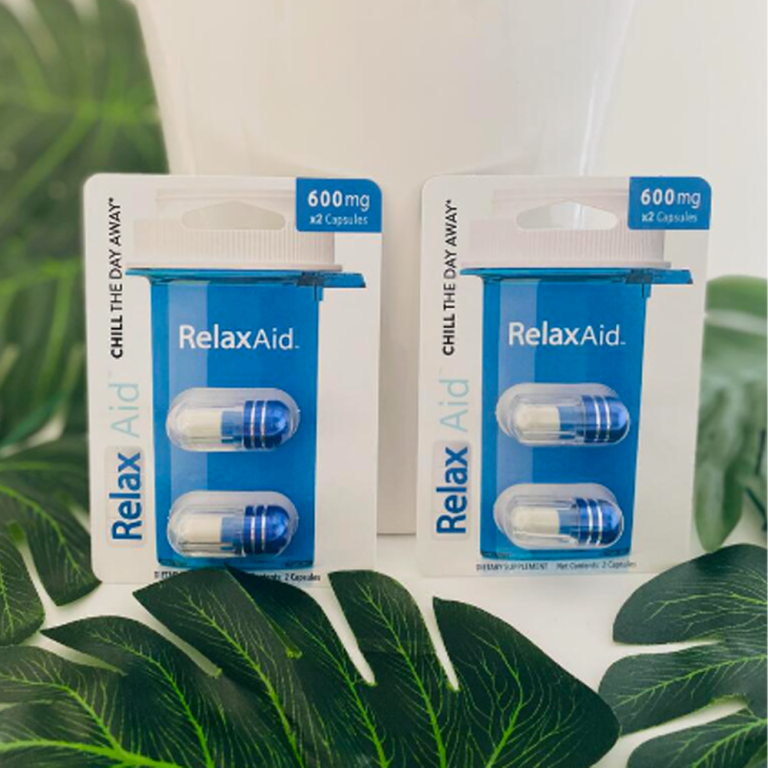Relax Aid 600mg Capsules 3pks - zalzal